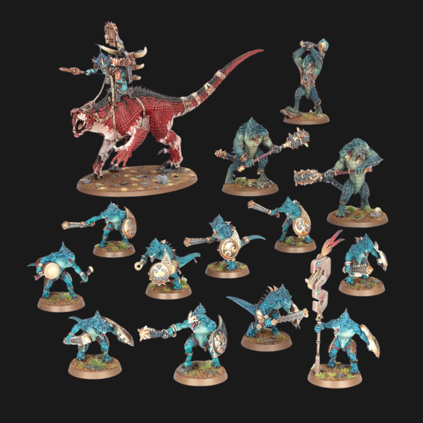 Age of Sigmar Spearhead: Seraphon – Lizardmen Elite Starter Army Box ...