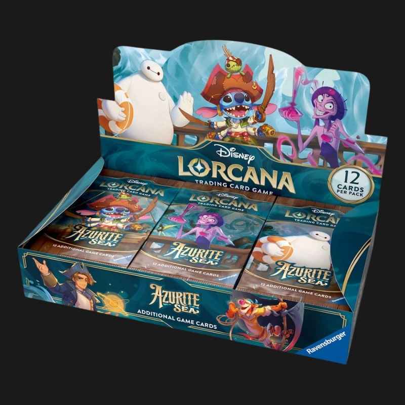 Disney Lorcana: Azurite Sea Booster Display (24 Packs) - EN – Ventura Games