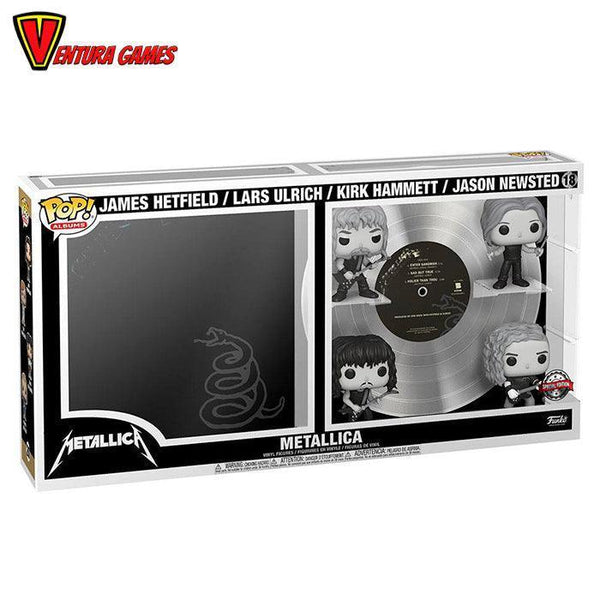 Metallica POP! Albums DLX Vinyl Figure 4-Pack Metallica (B&W) Deluxe ...